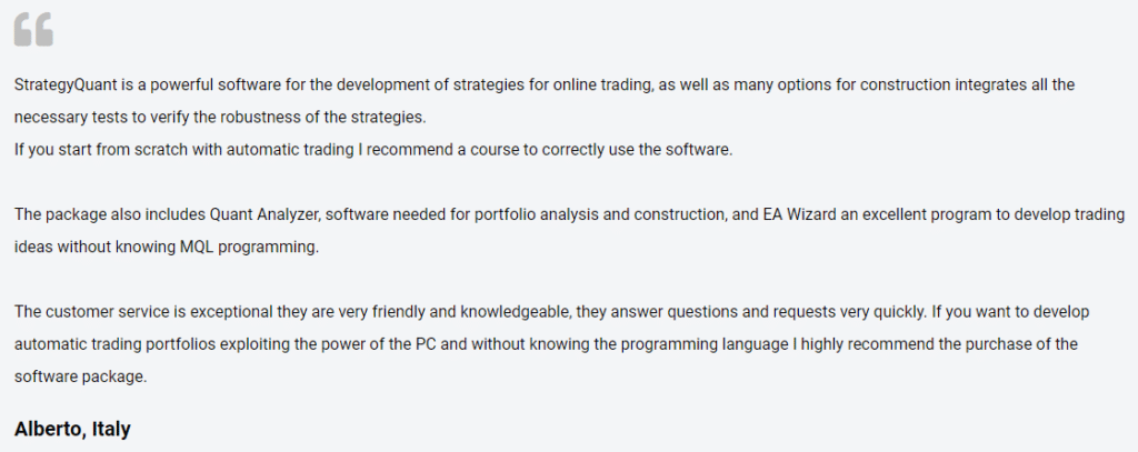 StrategyQuant X Review - Forex Robot Expert